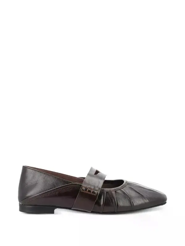 ALOHAS Bargo Loafer-strap Ballet Flats - Brown