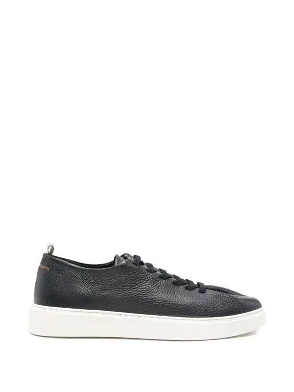 Officine Creative Grained Texture Lace-up Sneakers