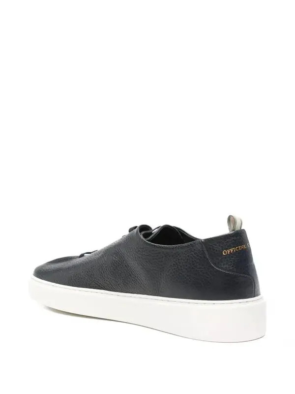 Officine Creative Grained Texture Lace-up Sneakers
