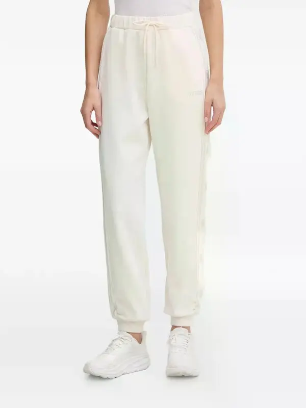Guess Embellished Drawstring Track Pants - Neutrals