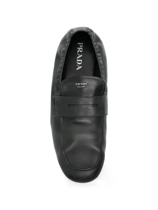 Prada Slip-on Leather Loafers