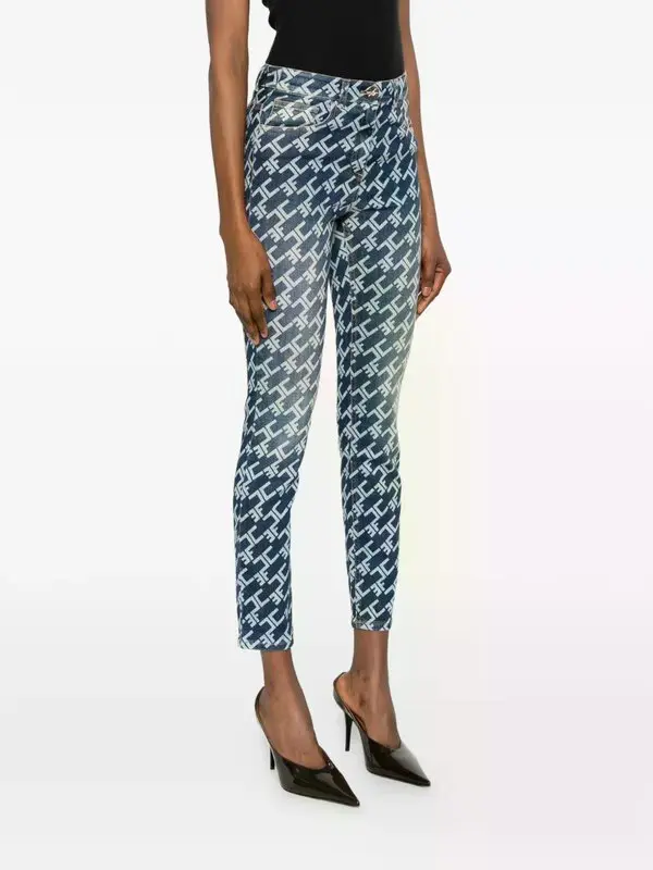 Elisabetta Franchi Logo-print Jeans