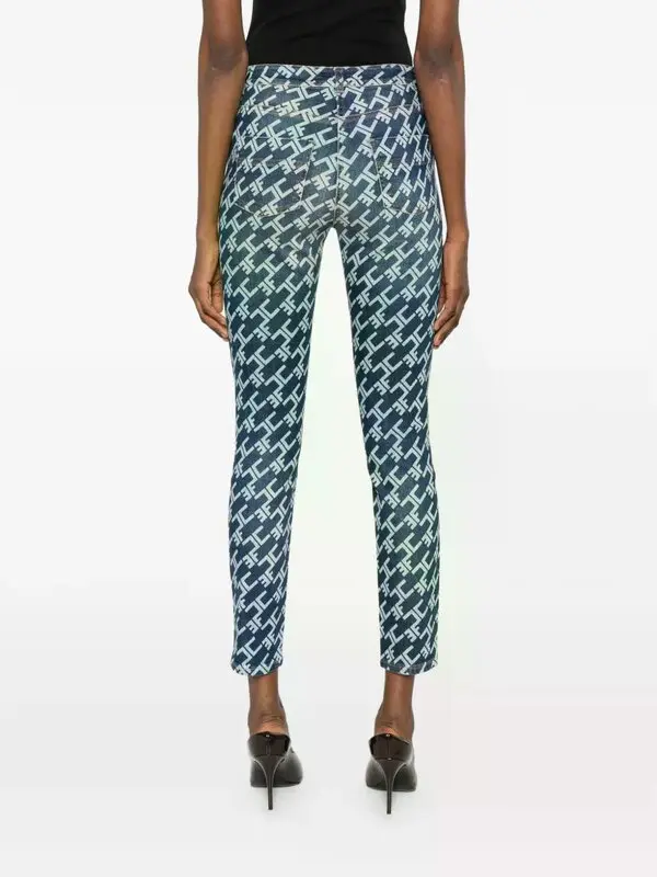 Elisabetta Franchi Logo-print Jeans