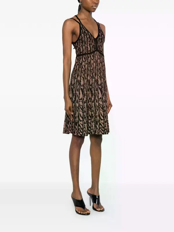 Just Cavalli V-neck Mini Dress
