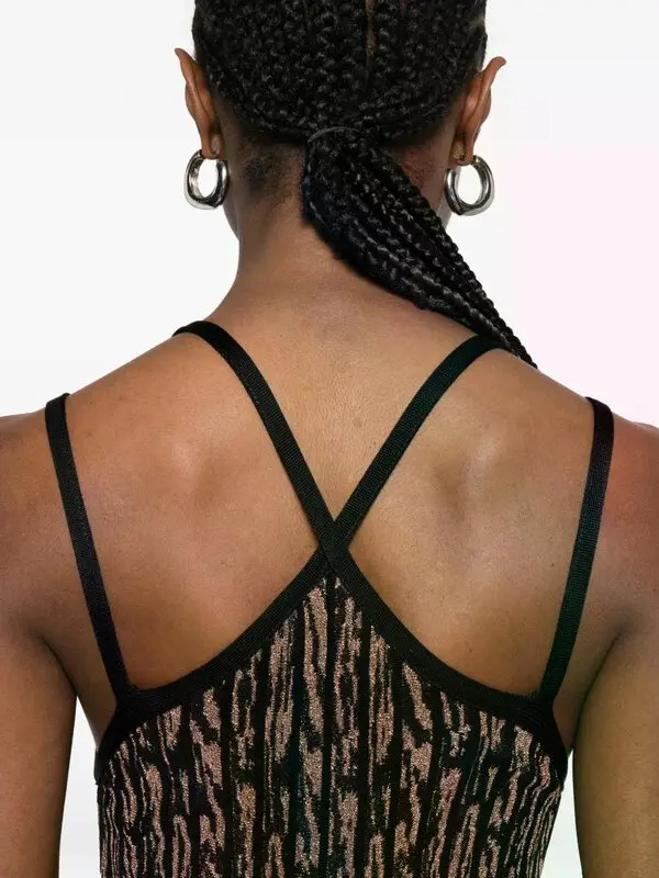 Just Cavalli V-neck Mini Dress