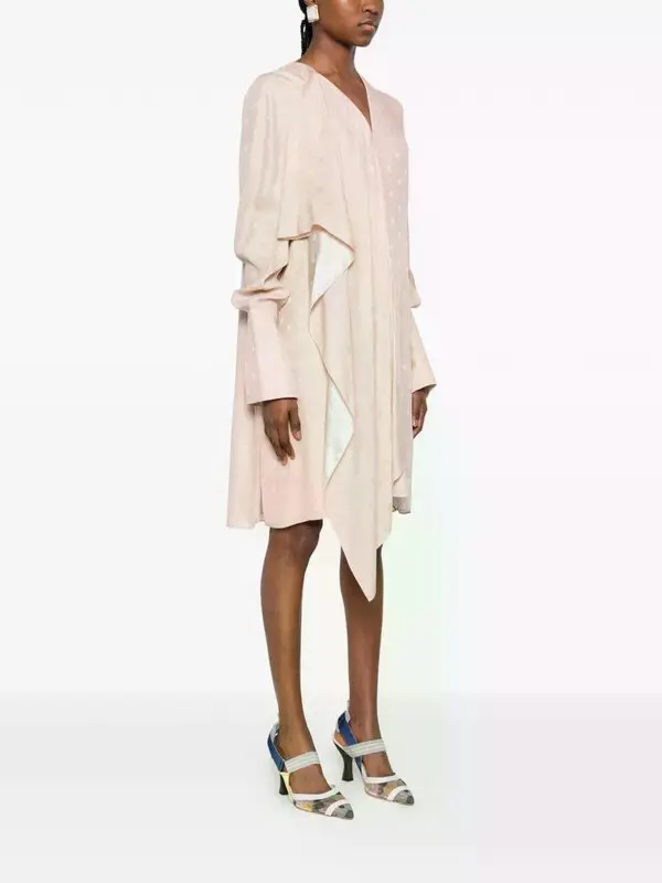 Fendi V-neck Mini Dress
