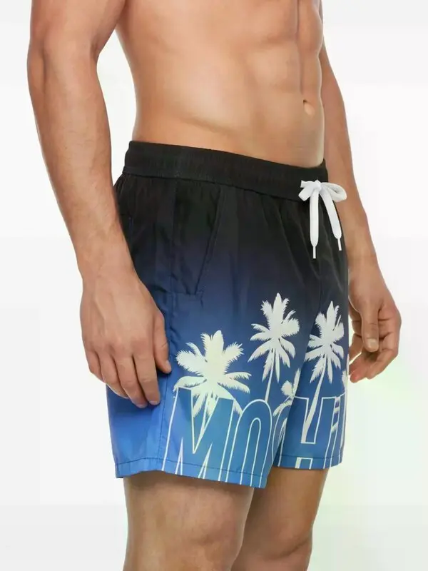 Moschino Palm-tree-print Swim Shorts