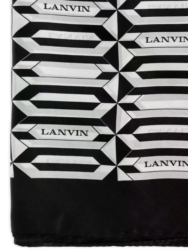 LANVIN Geometric-print Scarf