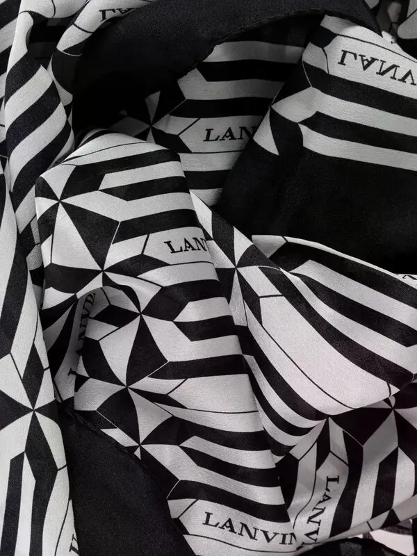 LANVIN Geometric-print Scarf