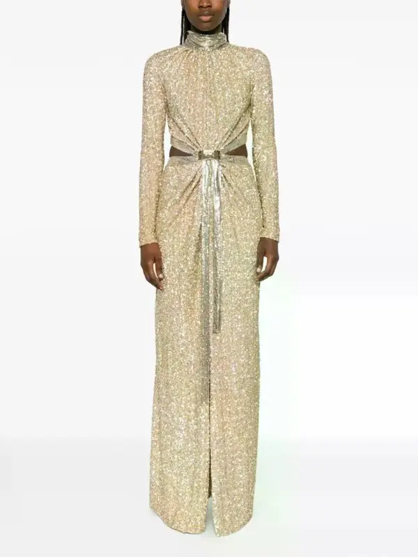 Rabanne Sequin-embellished Maxi Dress
