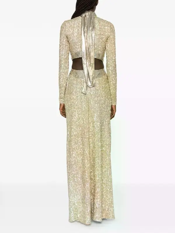 Rabanne Sequin-embellished Maxi Dress