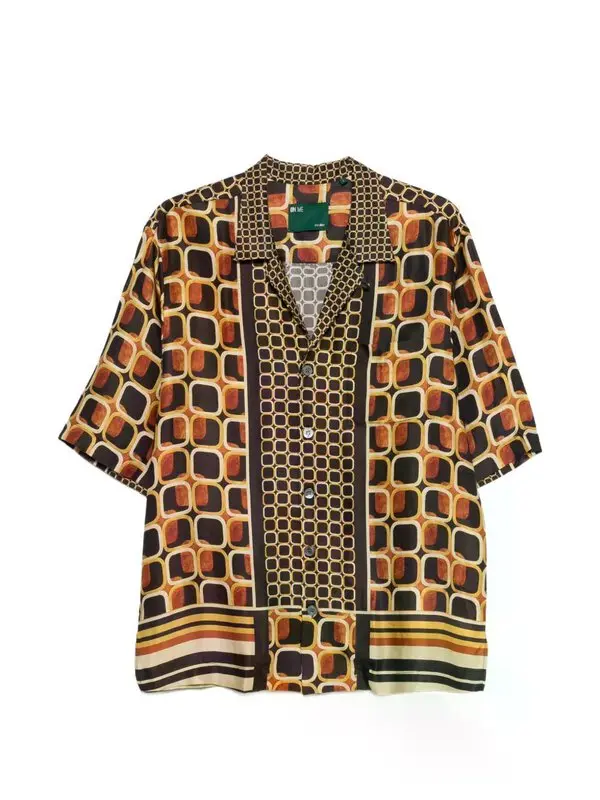 THE SHIRT Geometric-patterned Shirt