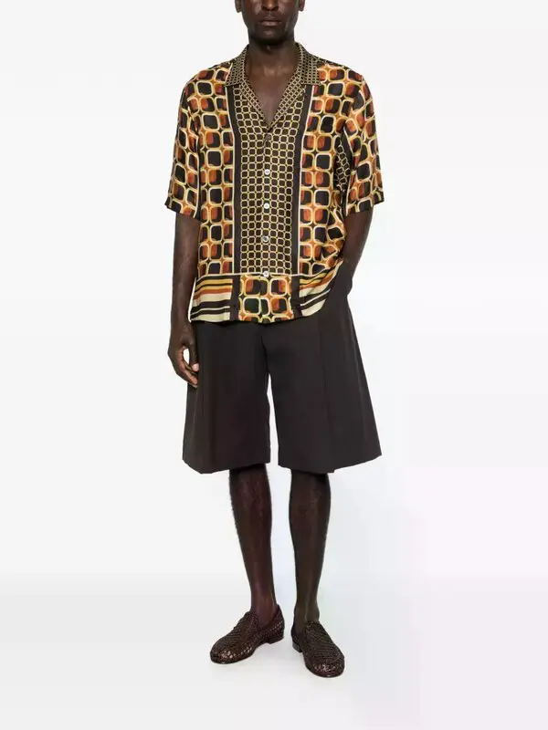 THE SHIRT Geometric-patterned Shirt