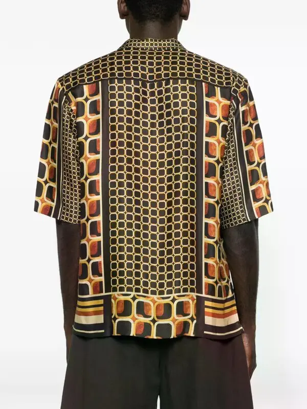 THE SHIRT Geometric-patterned Shirt