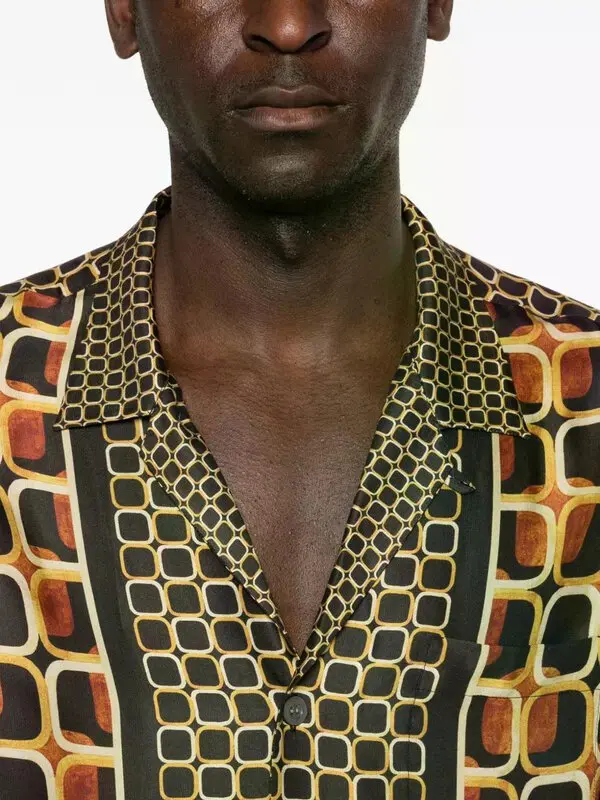 THE SHIRT Geometric-patterned Shirt