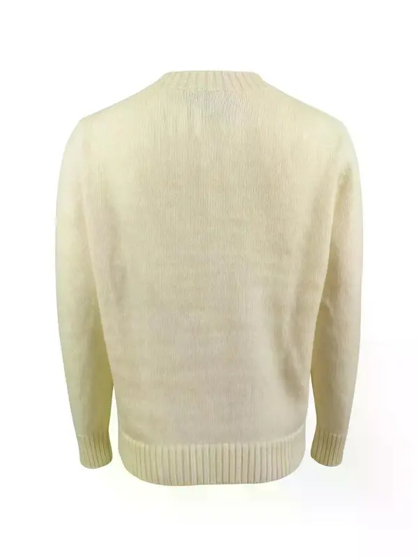 JURTA Crew Neck Knit Sweater - Neutrals