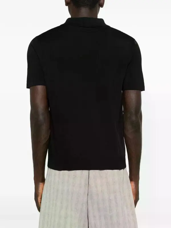 ROBERTO COLLINA V-neck T-shirt - Black