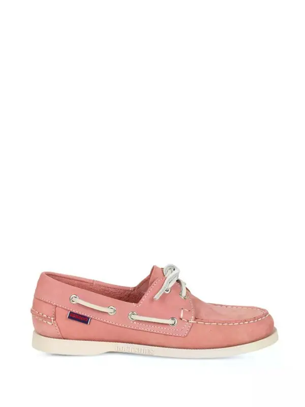 SEBAGO Nubuck Flat Loafers - Pink