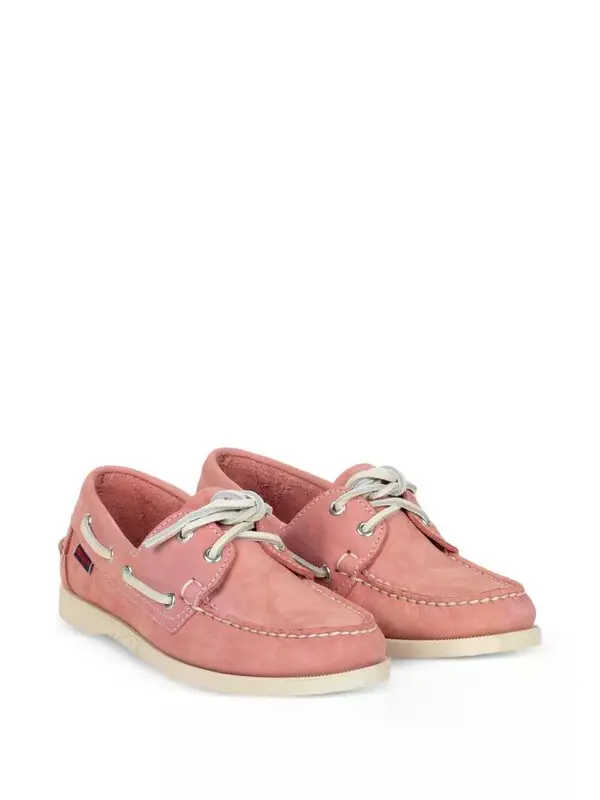 SEBAGO Nubuck Flat Loafers - Pink