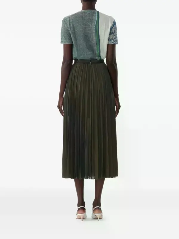 JASON WU Chiffon Pleated Midi Skirt