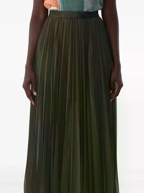 JASON WU Chiffon Pleated Midi Skirt
