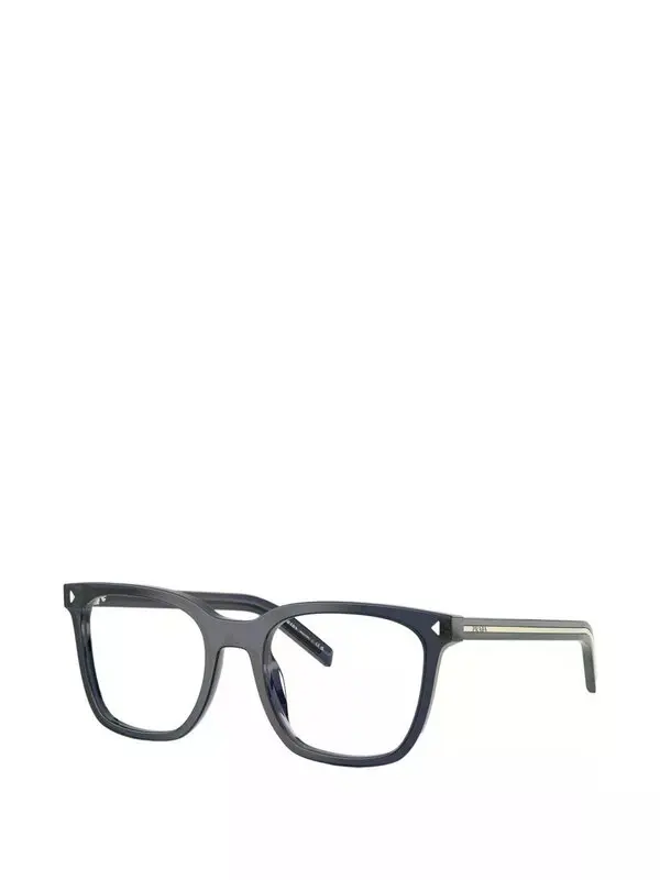 Prada Square Frame Eyeglasses - Blue