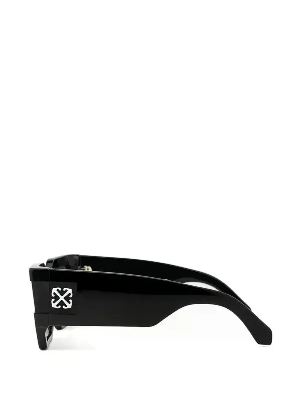 Off-White Square-frame Sunglasses With Logo Detail - Black