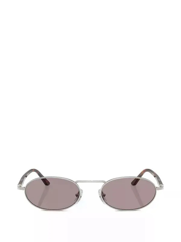 Persol Oval Frame Sunglasses - Silver