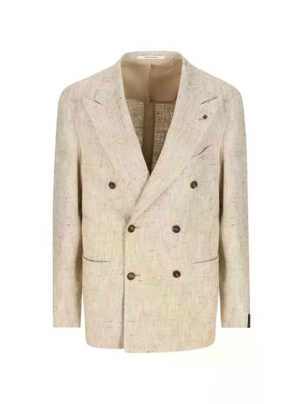 Tagliatore Double-breasted Flap-pocket Blazer - Neutrals