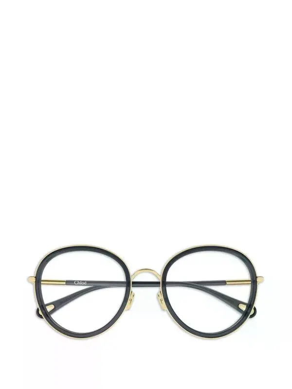 Chloé Round Frame Glasses - Black