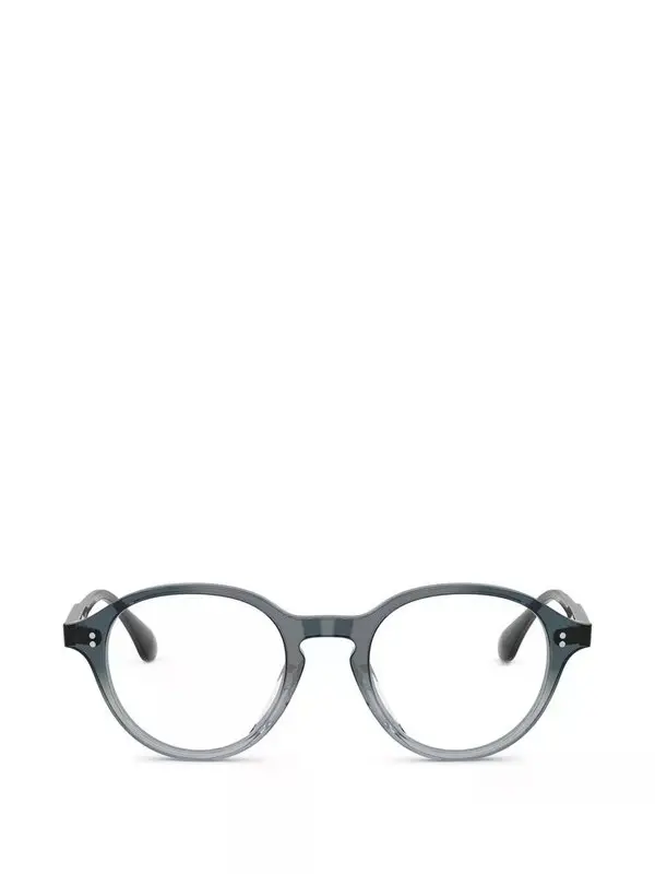 Oliver Spencer 902 Round-frame Glasses - Blue
