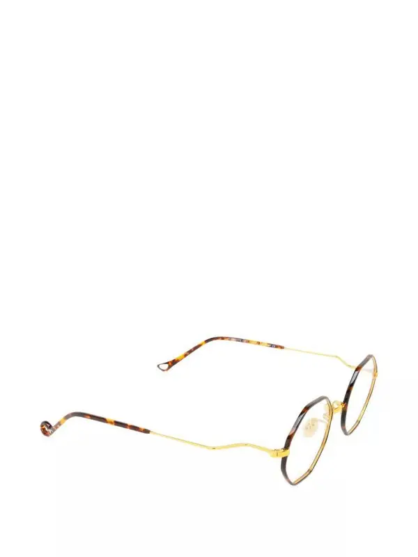 EYEPETIZER Yosemite Geometric-frame Eyeglasses - Brown