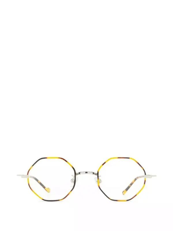 EYEPETIZER Yosemite Octagon Frame Glasses - Brown