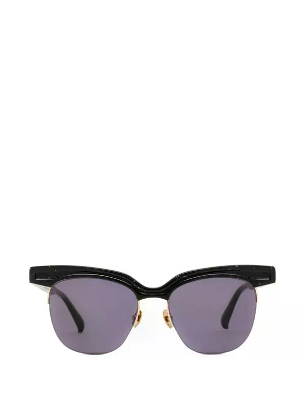 Yohji Yamamoto Browline Sunglasses - Black
