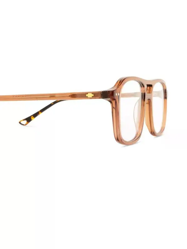 EYEPETIZER Big Sur Pilot-frame Eyeglasses - Brown