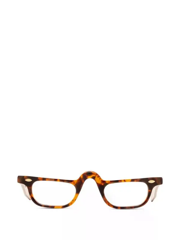JULIUS TART OPTICAL Half Rim Eyeglasses - Brown