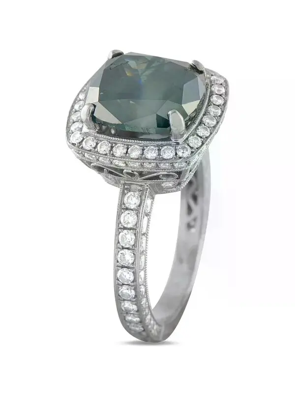 LB EXCLUSIVE Diamond And White Gold Ring - Silver