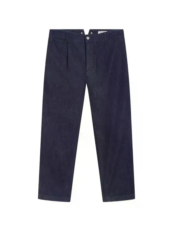 PENCE 1979 Pleated Adjustable-strap Trousers - Blue
