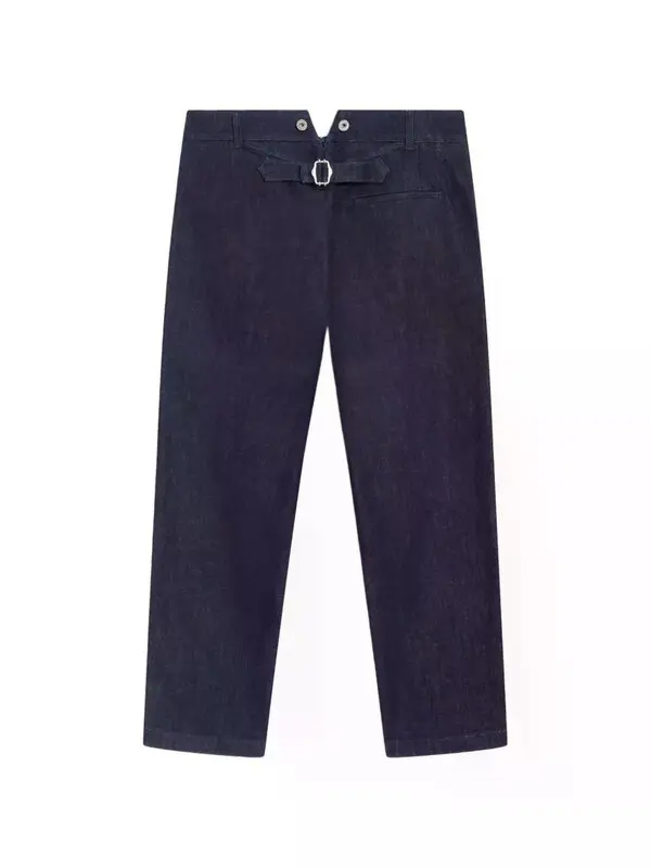 PENCE 1979 Pleated Adjustable-strap Trousers - Blue