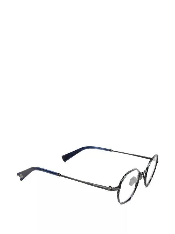 Yohji Yamamoto Geometric Frame Eyeglasses - Grey
