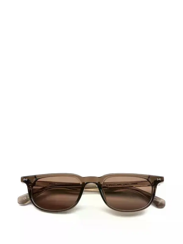 Chimi Novis Rectangle-frame Sunglasses - Brown