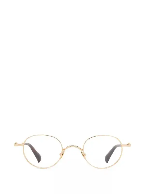 Yohji Yamamoto Round Frame Eyeglasses - Gold