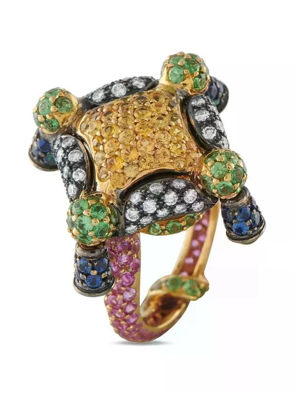 LB EXCLUSIVE Diamond And Sapphire Ring