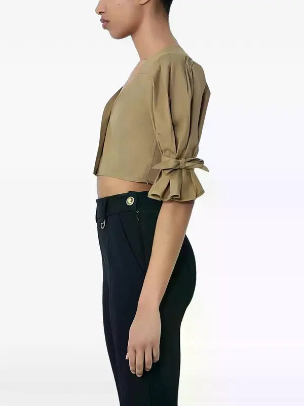 Chloé Buttoned Cropped Shirt