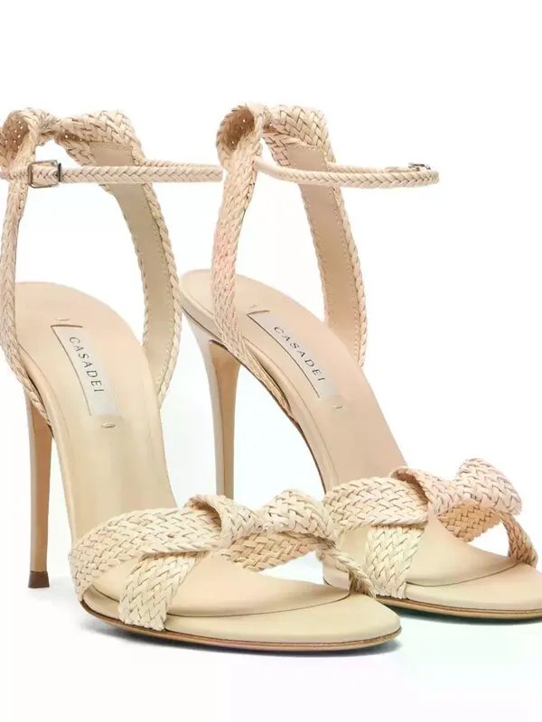 Casadei Julia Braided-strap Sandals