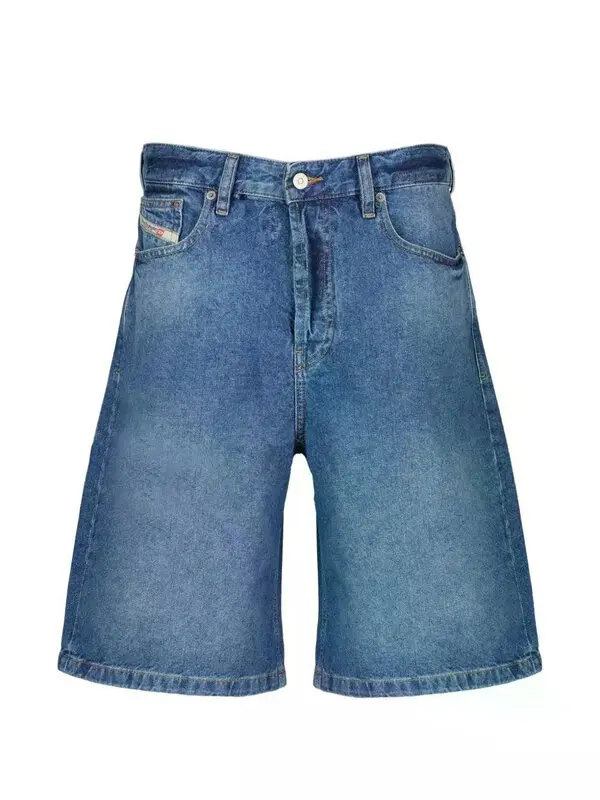 DIESEL® High-waisted Five-pocket Denim Shorts
