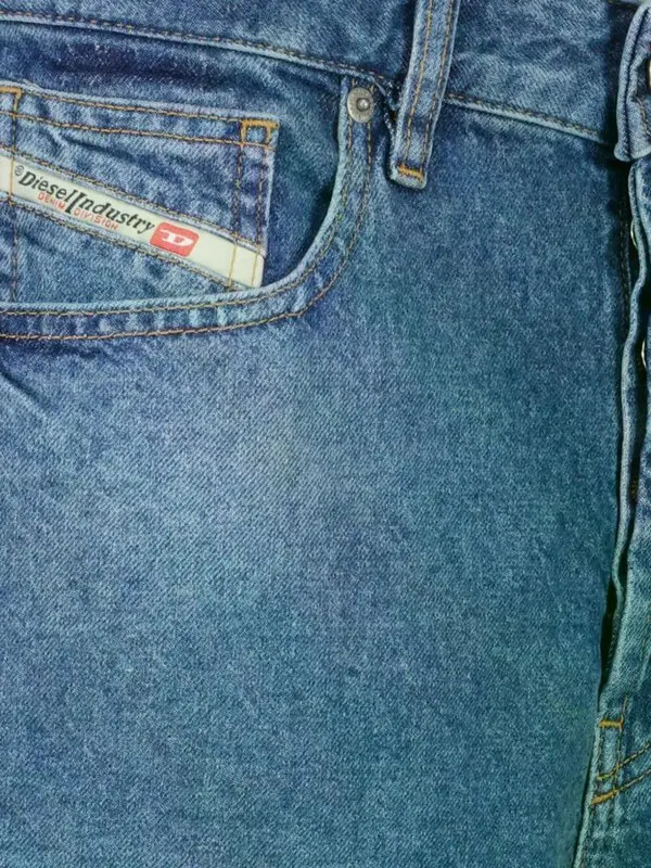 DIESEL® High-waisted Five-pocket Denim Shorts