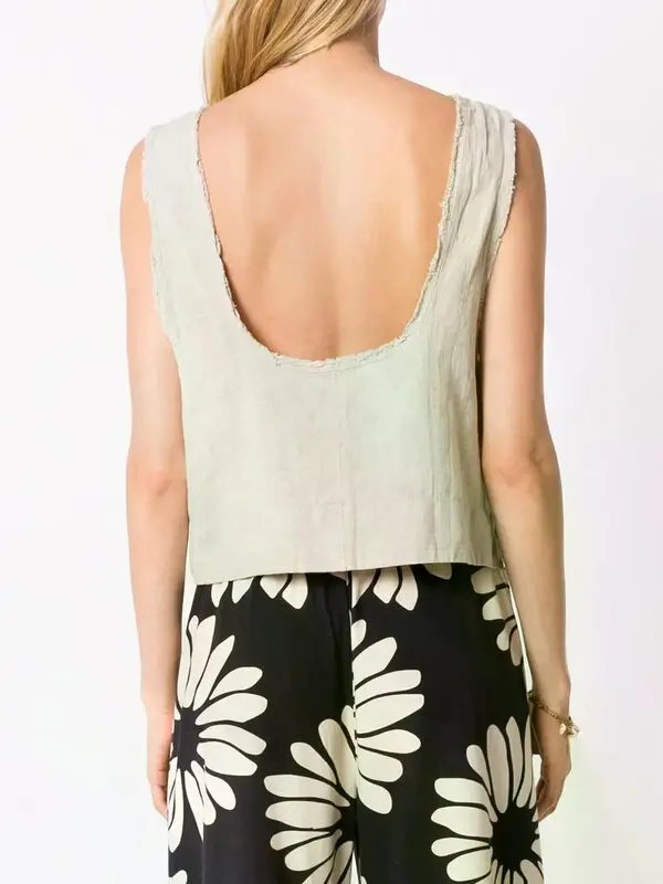 OSKLEN Frayed-edge Top