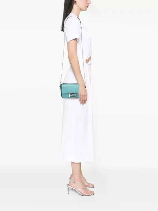 Fendi Leather Baguette Satchel