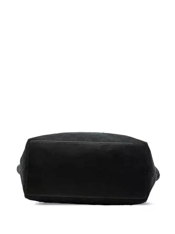 Gucci Gg Canvas Tote Bag - Black